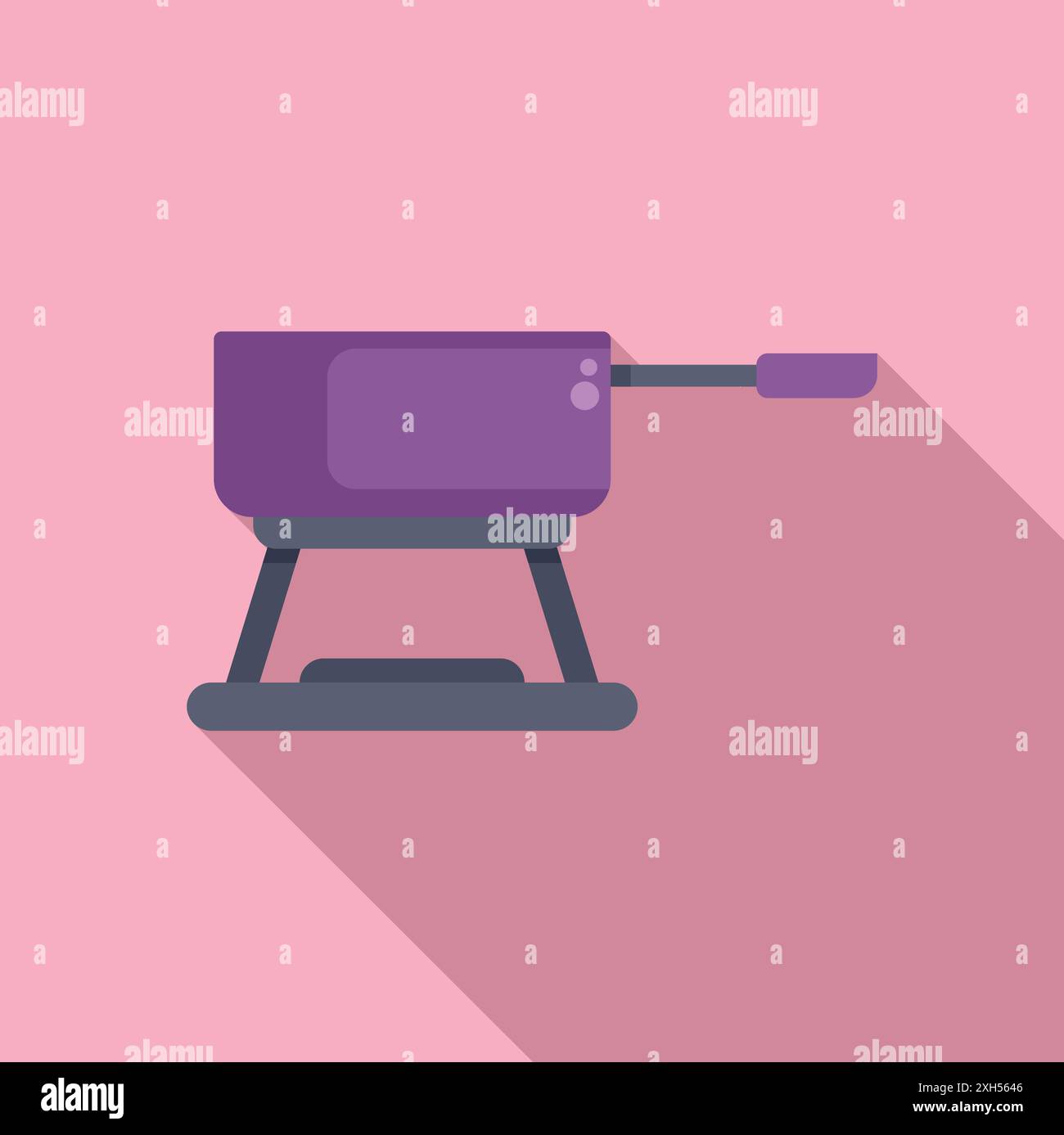 Deep fryer icon. Flat illustration of deep fryer icon for web design Stock Vector Image & Art ...