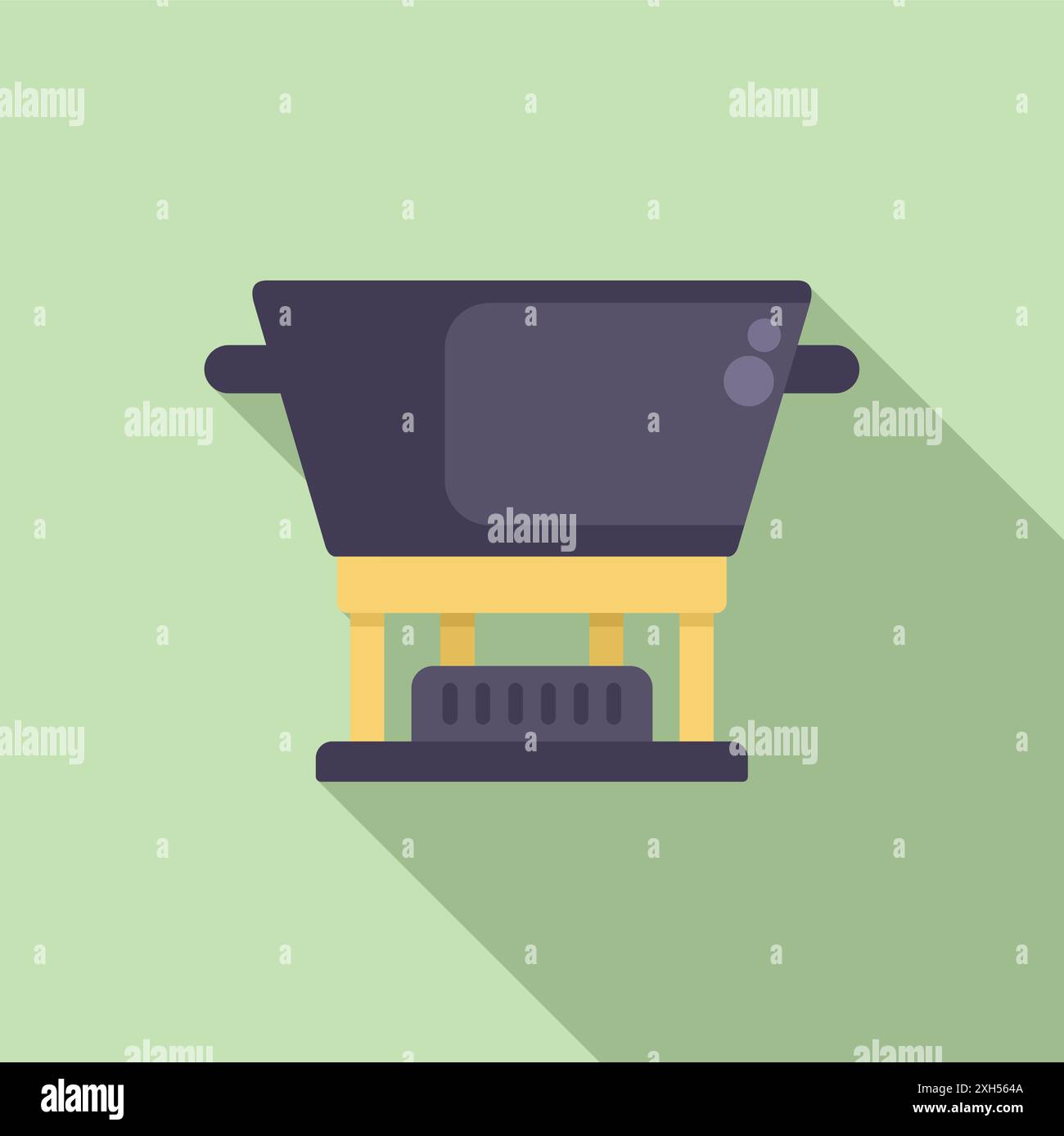 Pot simmering water Stock Vector Images - Alamy