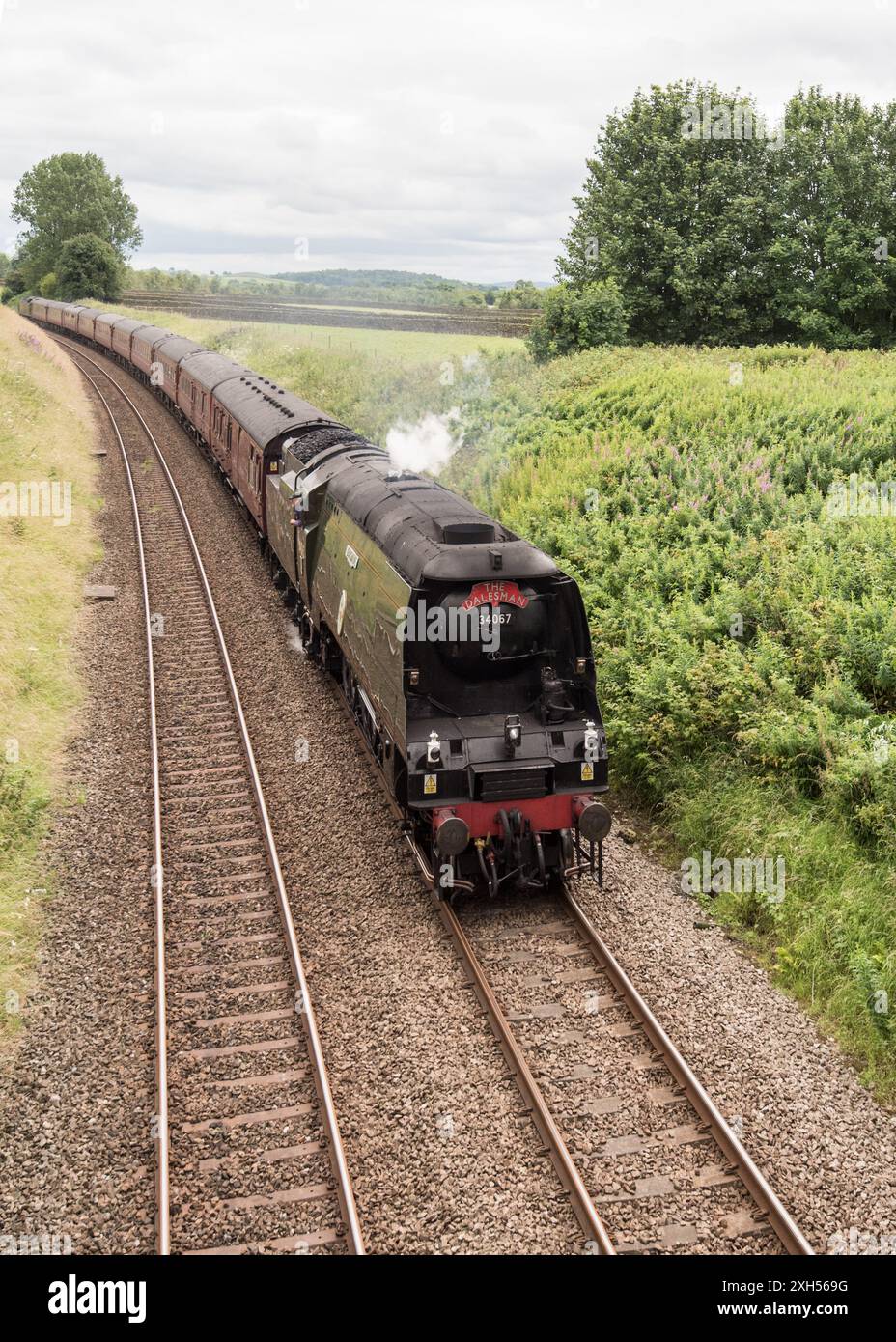 Tangmere steam locomotive as the Dalesman on 11/7/24, seen between ...