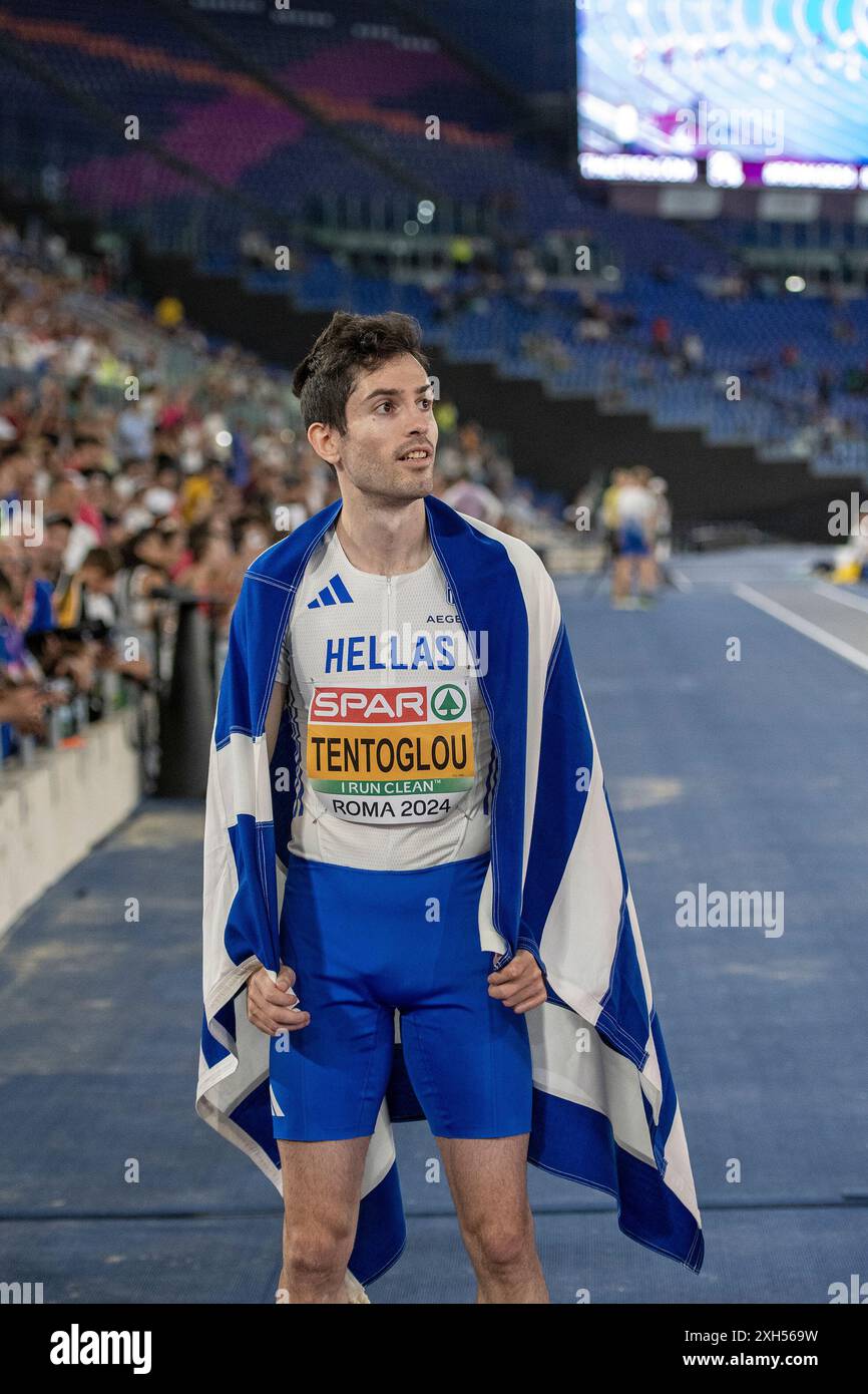 Miltiadis Tentoglou (Greece), men's long jump gold medal at European ...