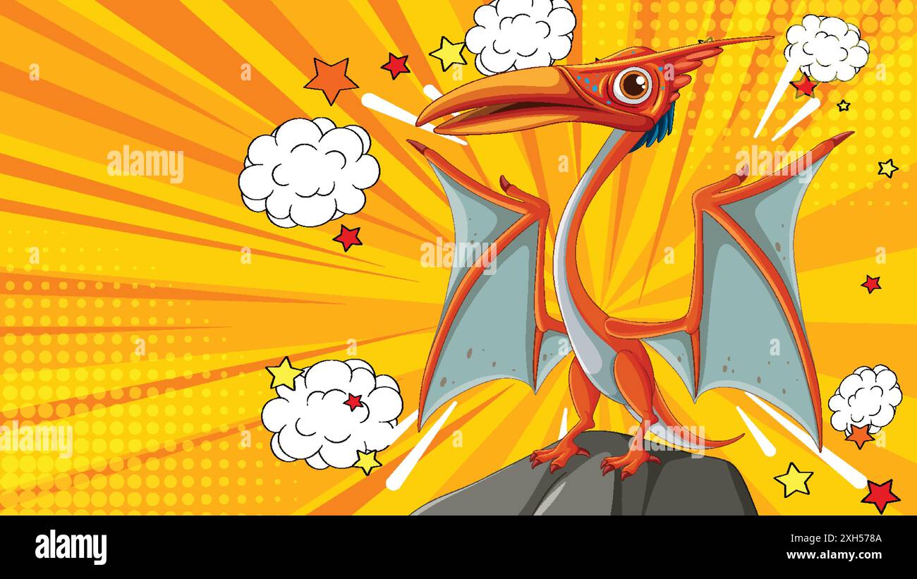 Yellow cartoon background animation comic Stock Vector Images - Alamy