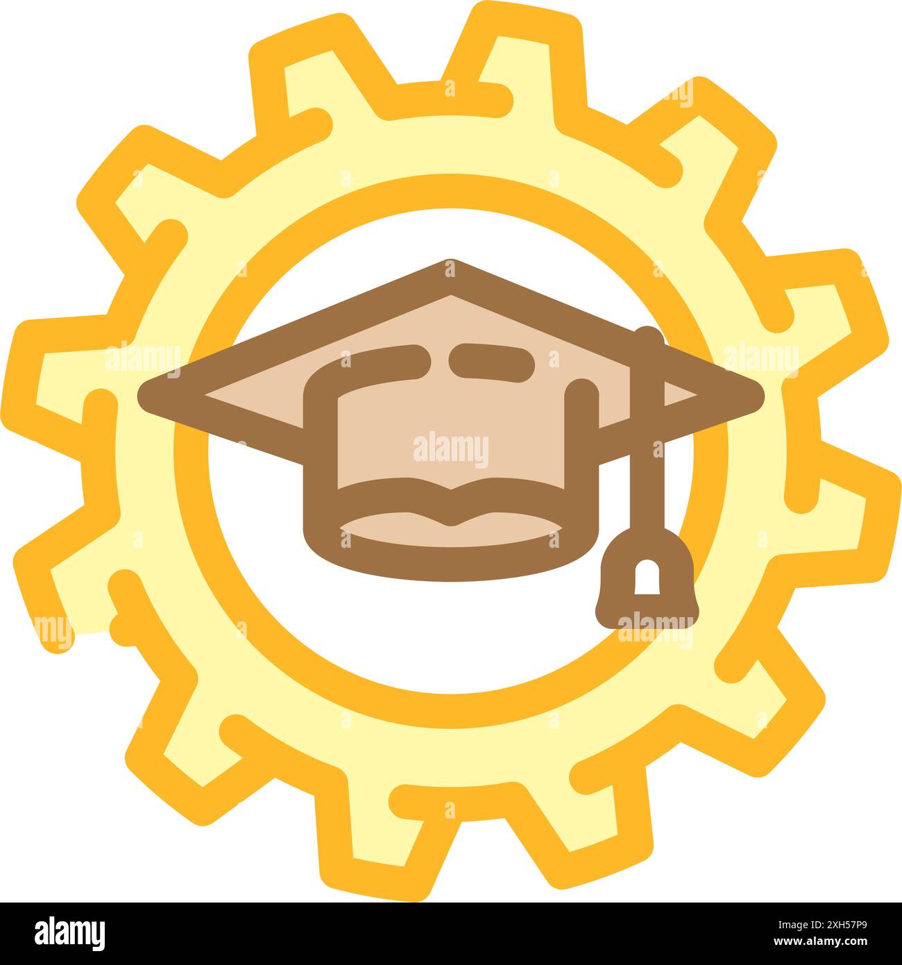 knowledge management business process color icon vector illustration ...