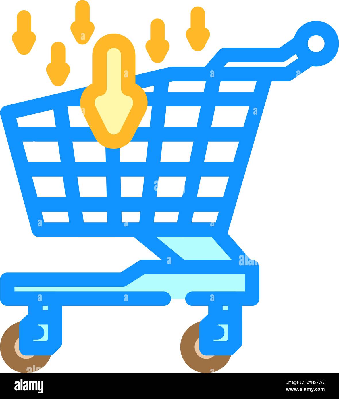 procurement business process color icon vector illustration Stock ...