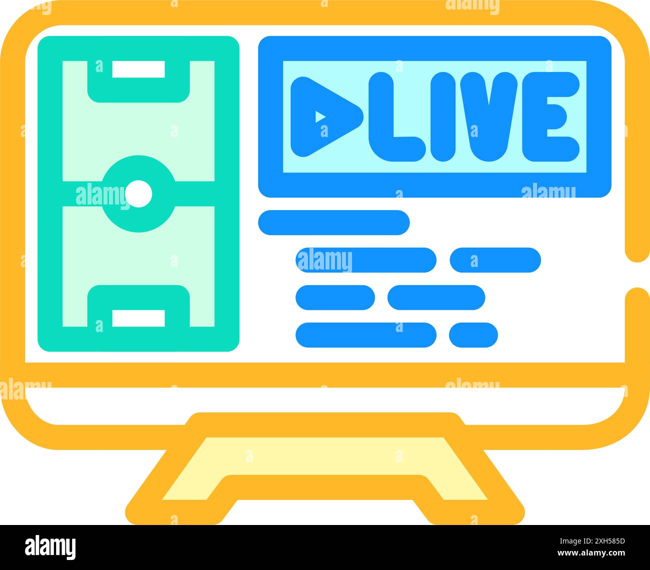 Child playing soccer with senior Stock Vector Images - Alamy