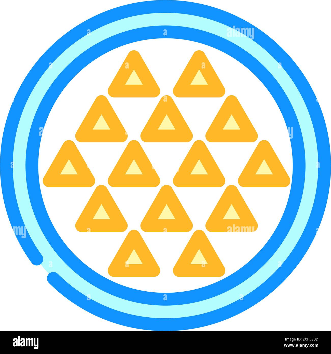 anti slip label product caution color icon vector illustration Stock ...