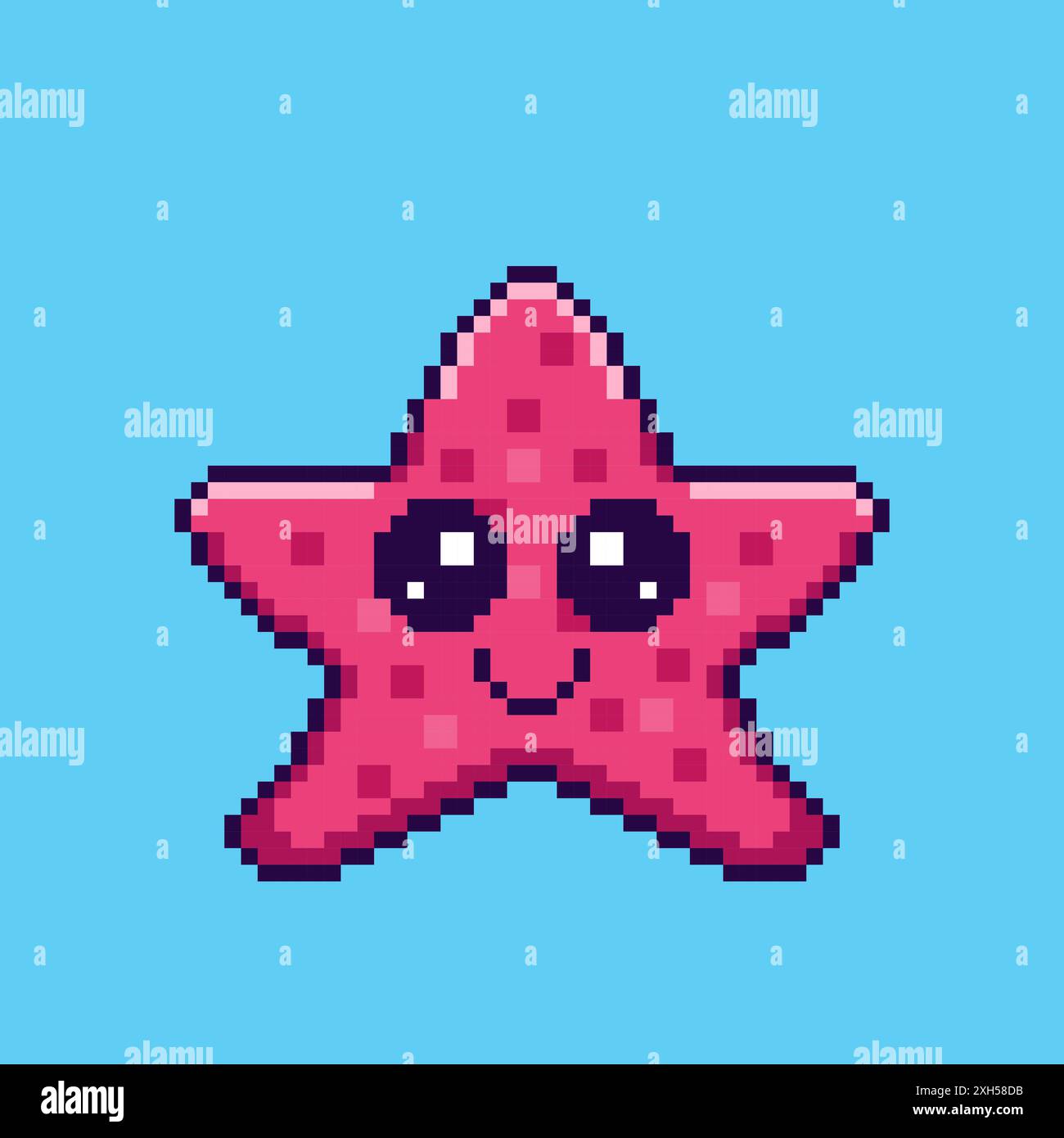 Pixel art waterfront Stock Vector Images - Alamy