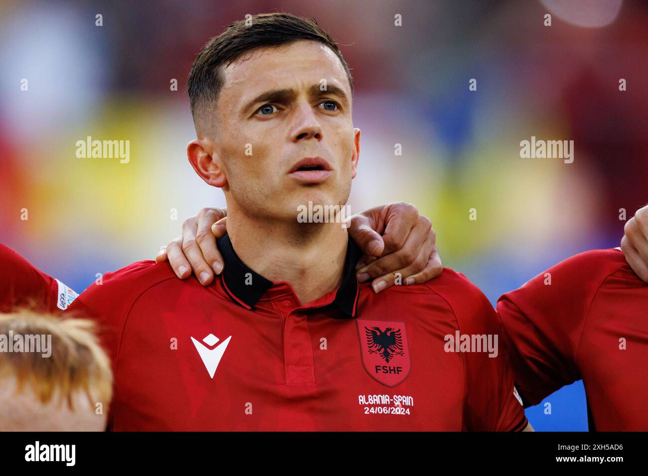 Jasir Asani seen during UEFA Euro 2024 game between national teams of ...