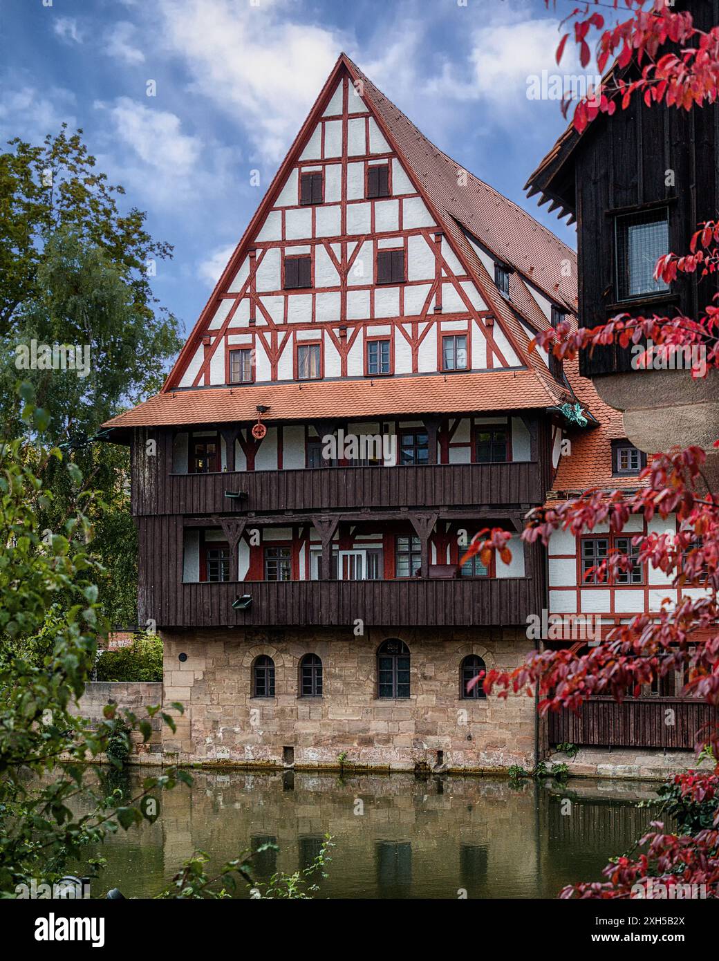 The beautiful old town in Nuremberg Stock Photo - Alamy