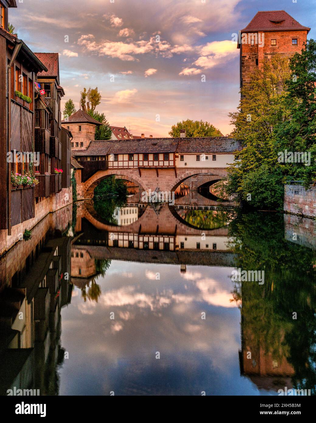 The beautiful old town in Nuremberg Stock Photo - Alamy