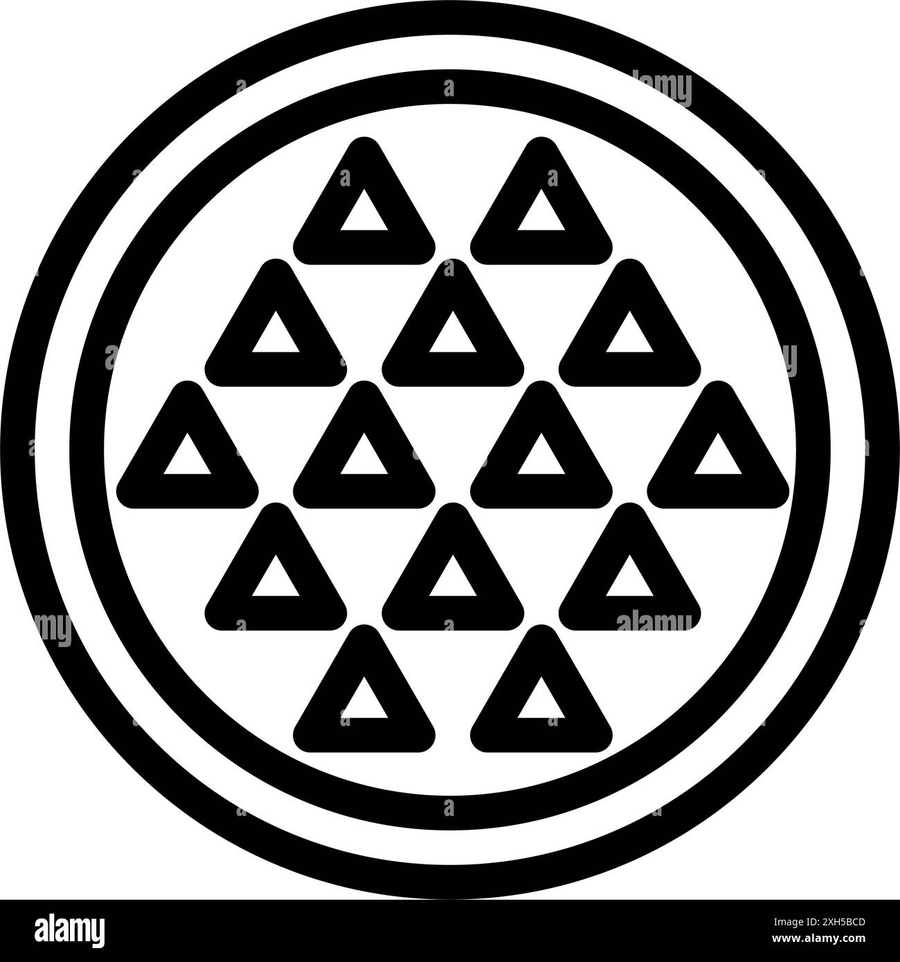 anti slip label product caution line icon vector illustration Stock ...