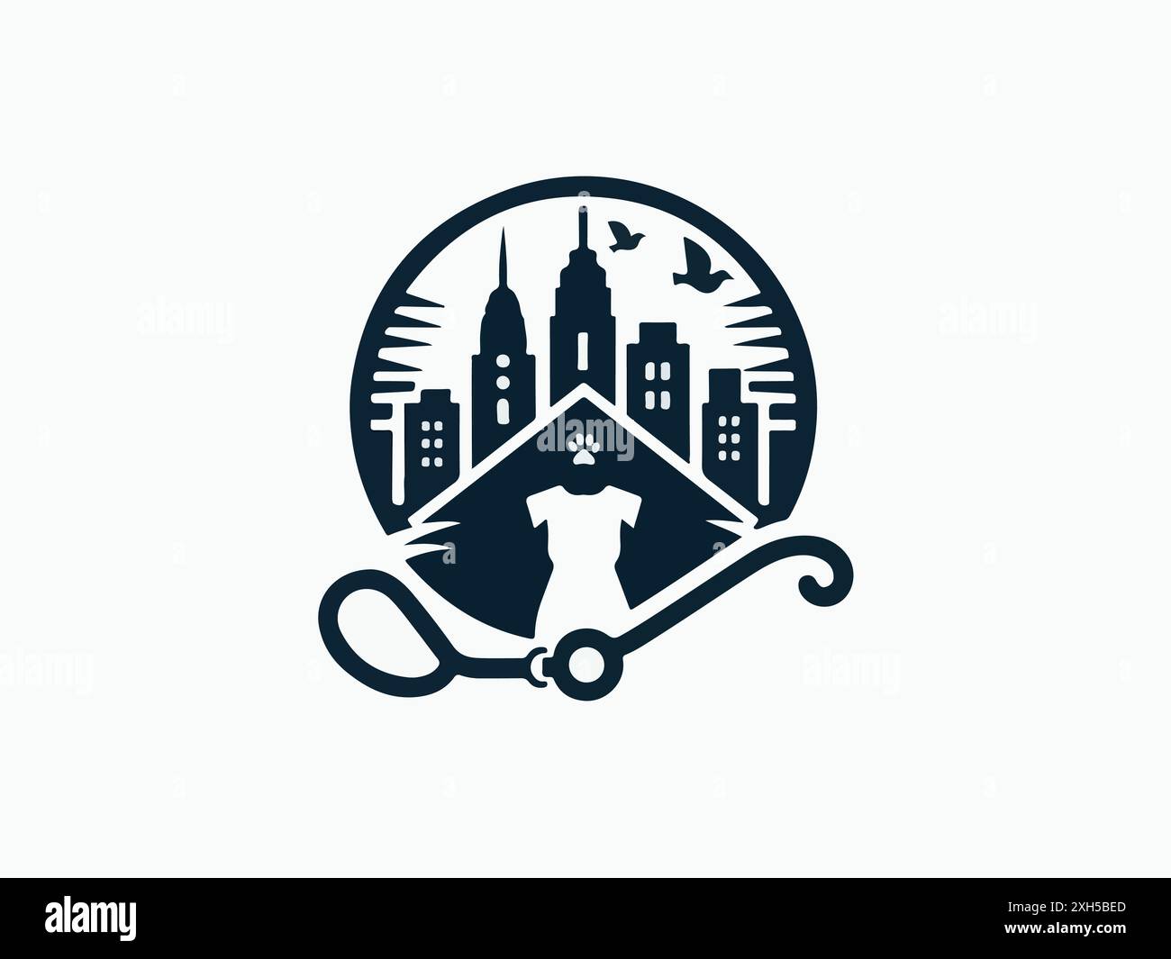 Pet vet logo Stock Vector Image & Art - Alamy