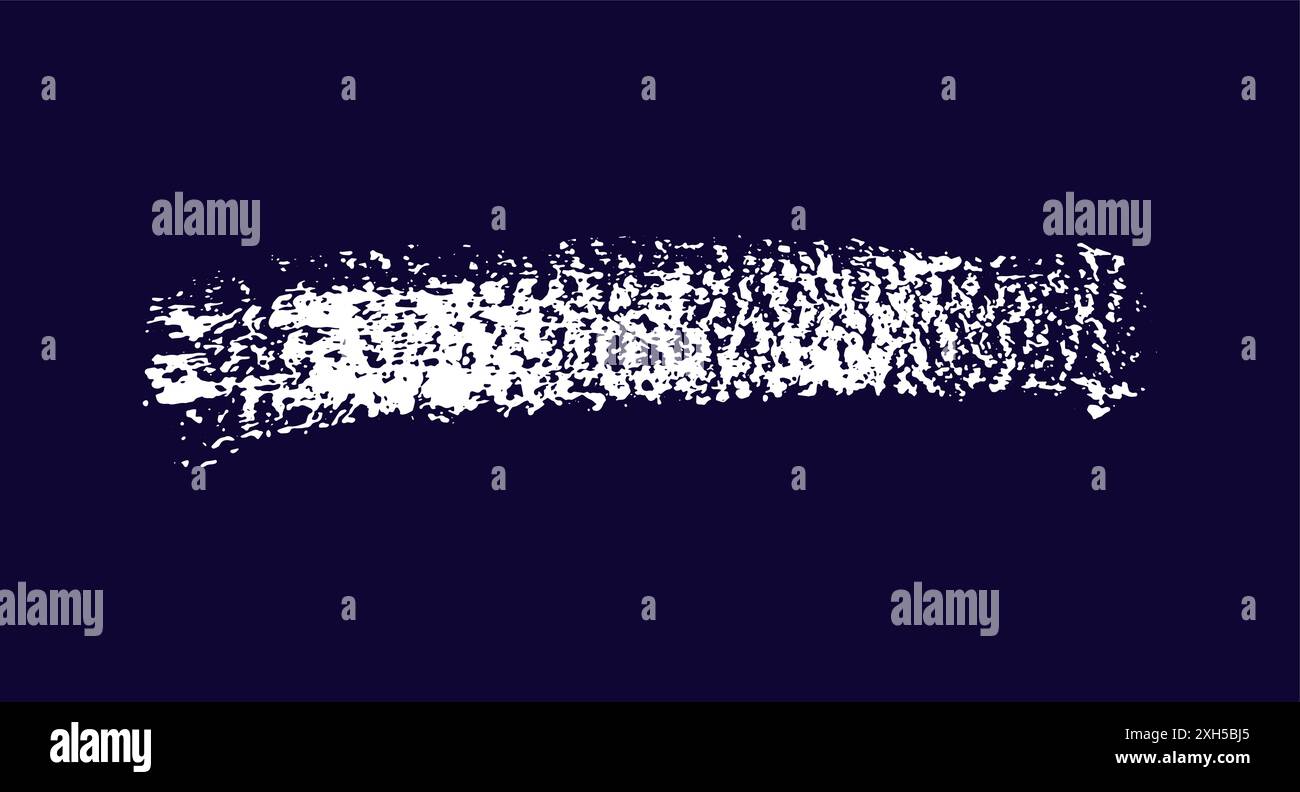 Dark ink paint vector brush strokes. Thick dirty distress texture ...