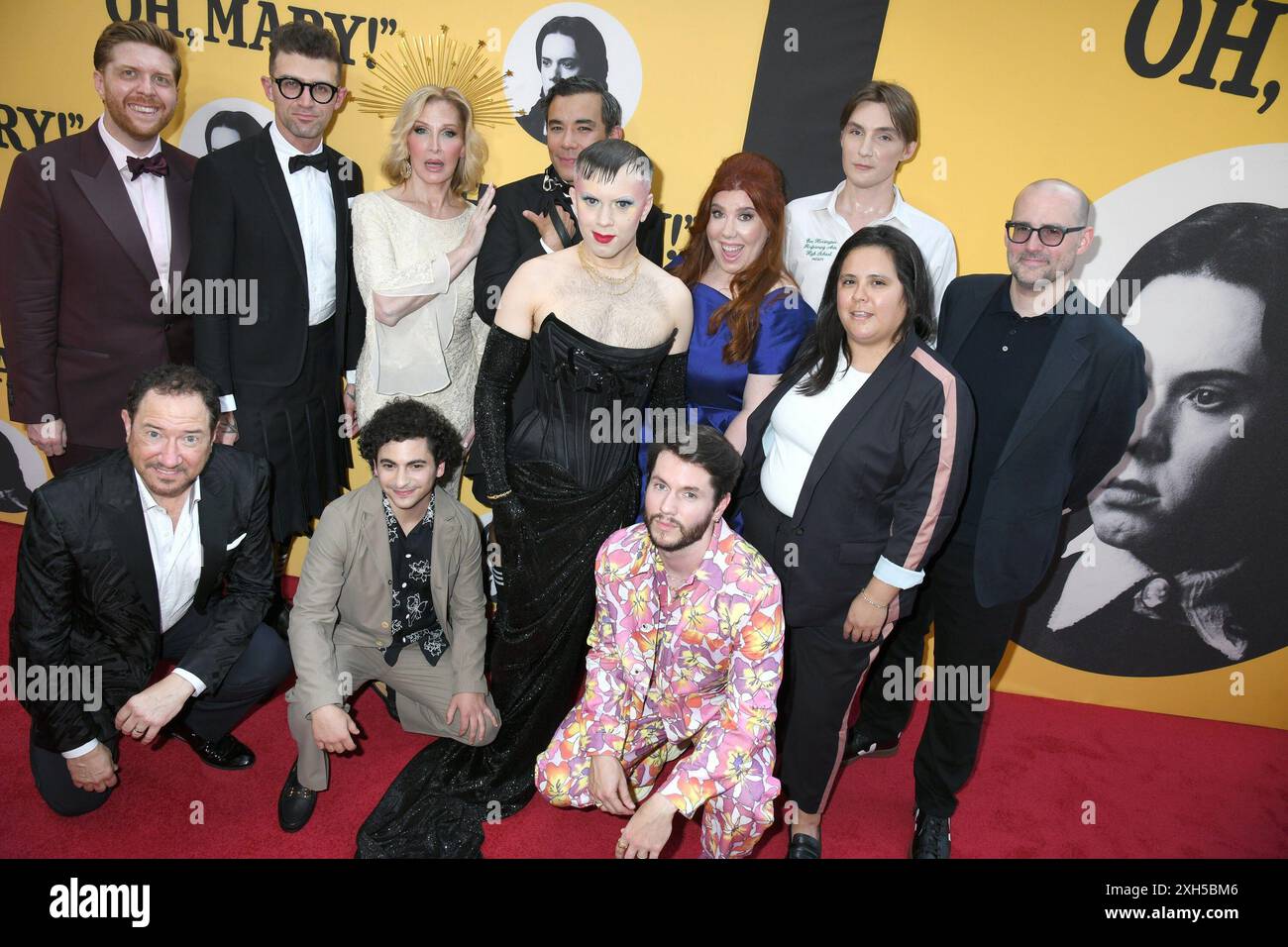 Ny. 11th July, 2024. Lucas McMahon, Kevin McCollum, Sam Pinkleton ...