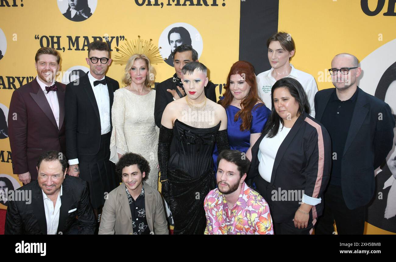 Ny. 11th July, 2024. Lucas McMahon, Kevin McCollum, Sam Pinkleton ...