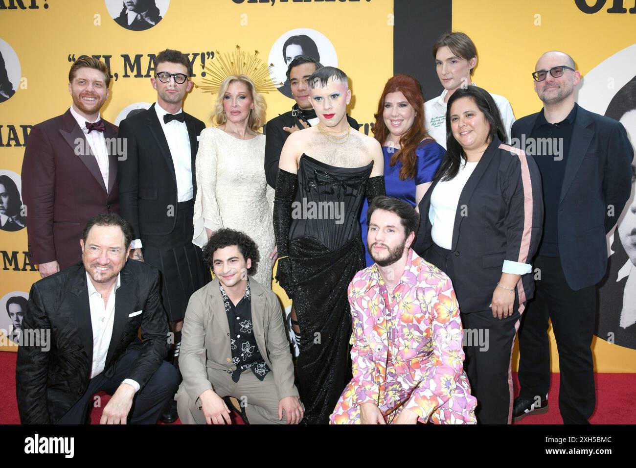 Ny. 11th July, 2024. Lucas McMahon, Kevin McCollum, Sam Pinkleton ...