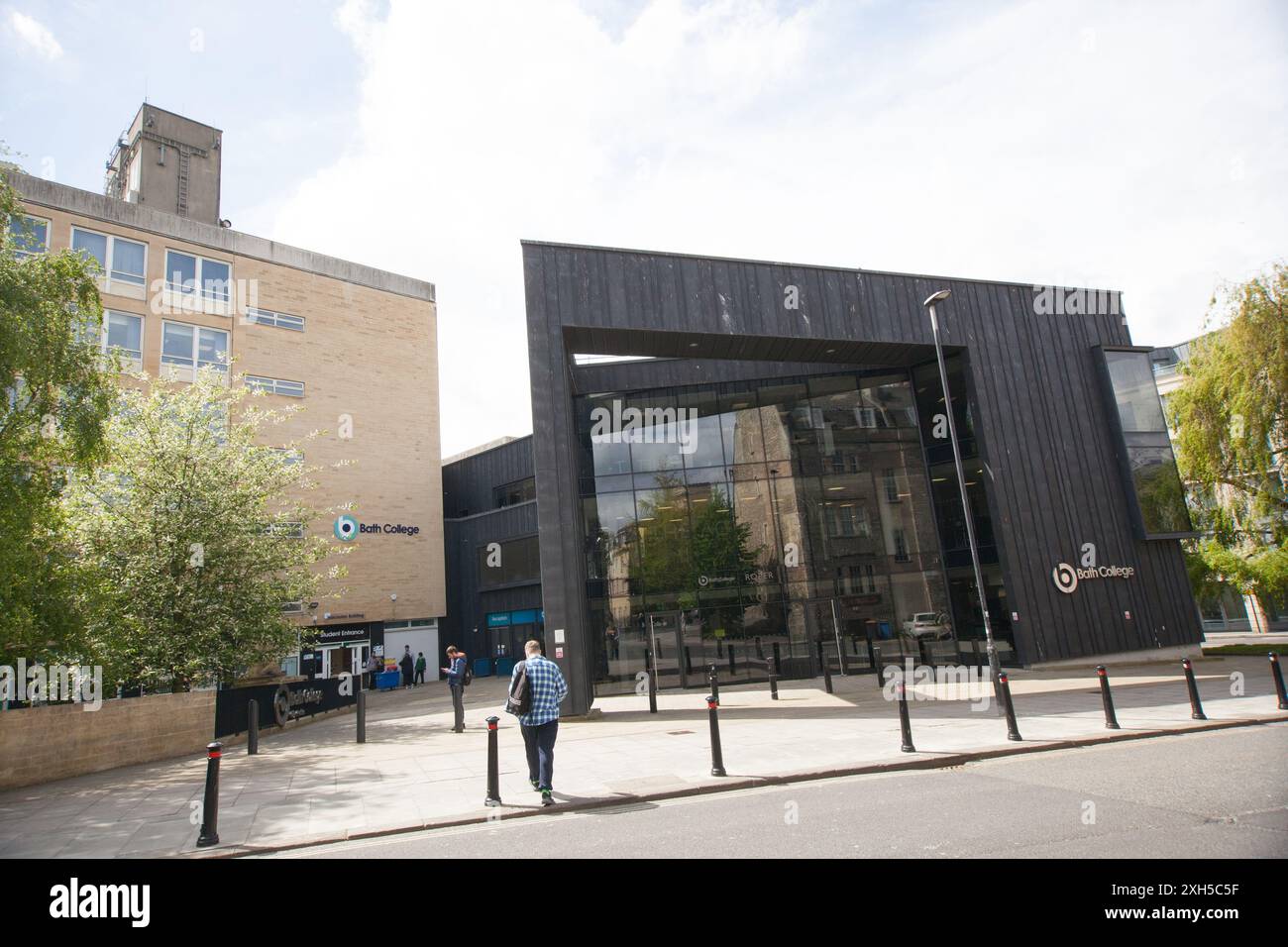Views of Bath College, Bath in Somerset in the United Kingdom Stock ...