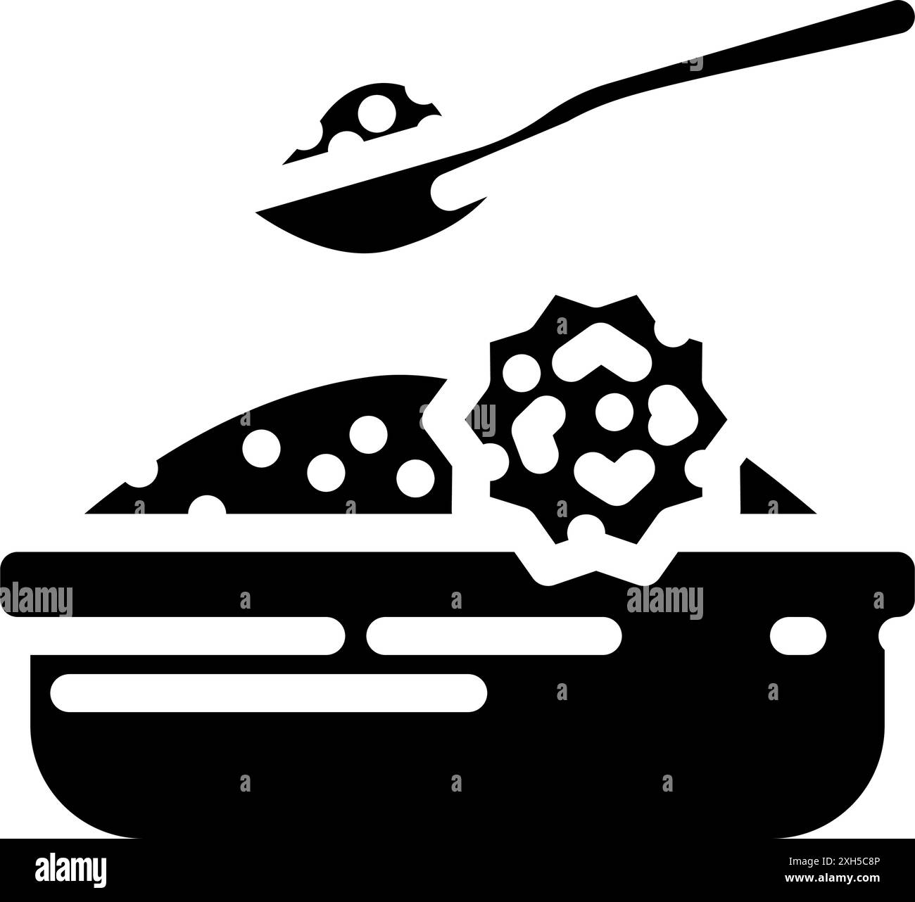 sesame allergen free product food glyph icon vector illustration Stock ...