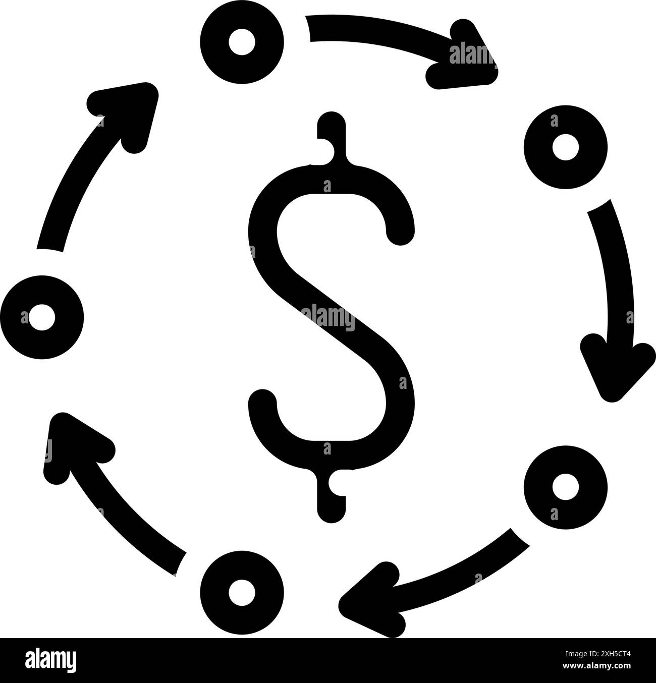 business continuity process glyph icon vector illustration Stock Vector ...