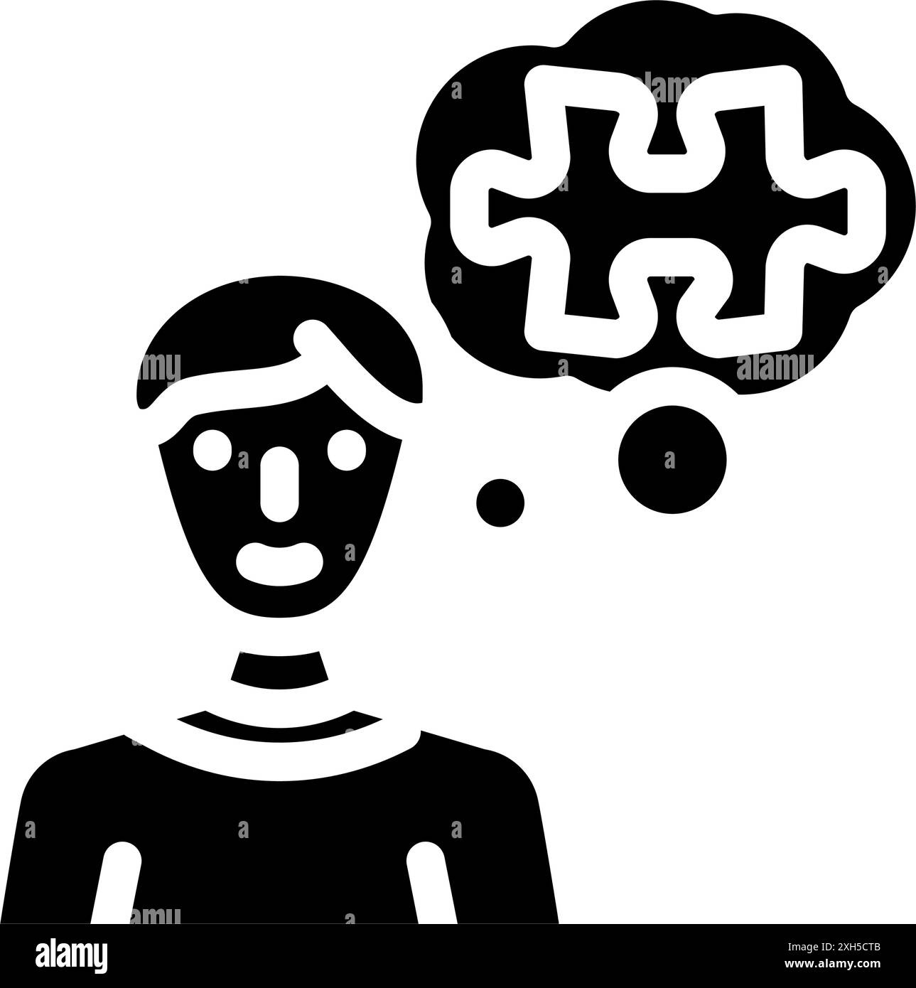 problem solving business process glyph icon vector illustration Stock ...