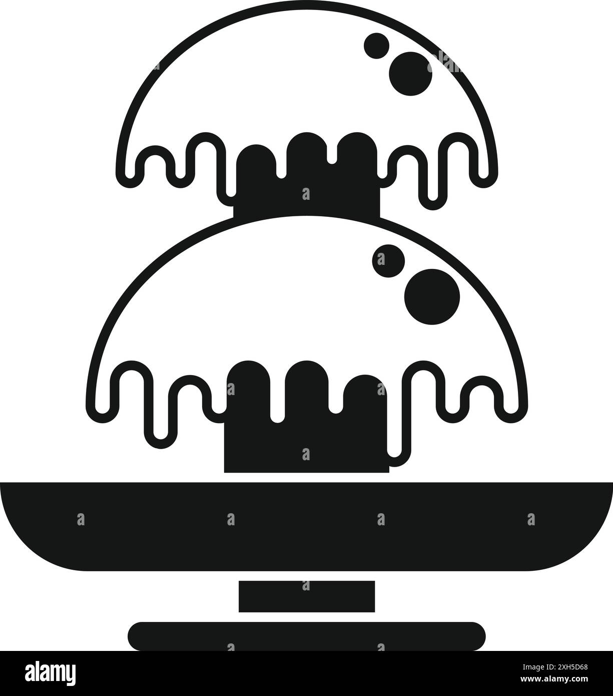 Decorative water basin Stock Vector Images - Alamy