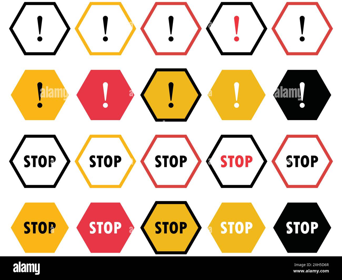 Caution signs. Danger, warning sign, attention sign. Danger icon ... Caution signs. Danger, warning sign, attention sign. Danger icon ...