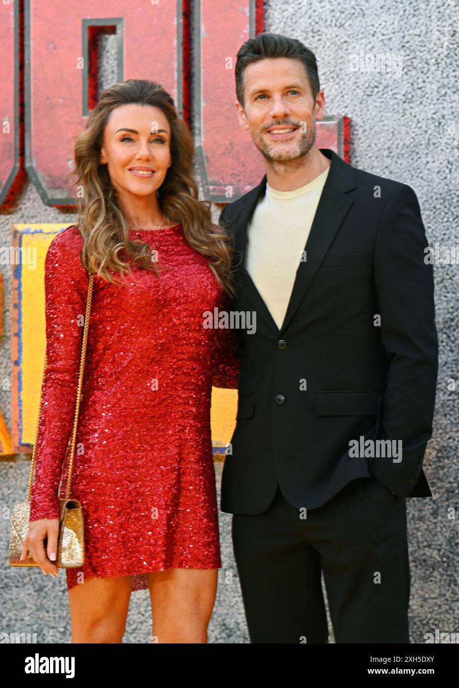 LONDON, ENGLAND - JULY 11 2024: Michelle Heaton and Hugh Hanley attends ...