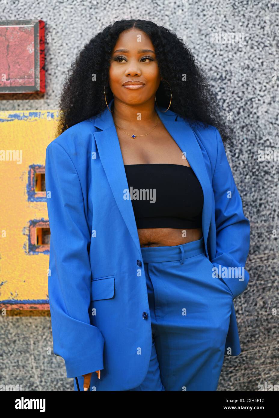 LONDON, ENGLAND - JULY 11 2024: Nadia Jae attends the UK Sneak Peek of ...