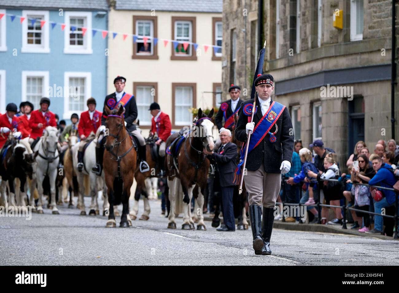 Jedburgh, UK. 12th July, 2024. Jethart Callant's Festival 2024, 75th ...
