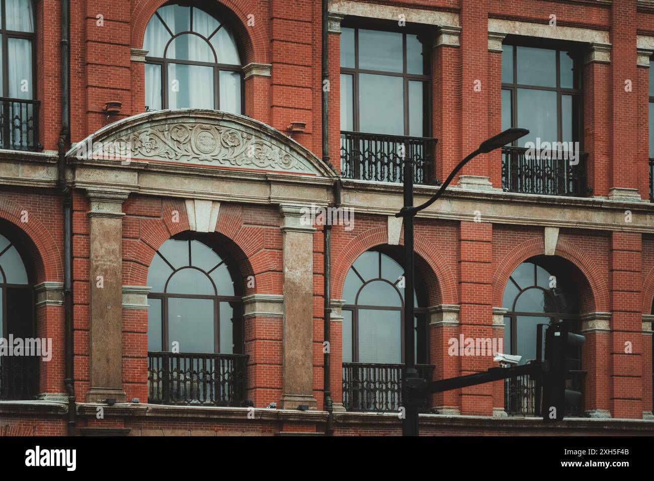 traditional building exterior facade close-up details in Shanghai ...
