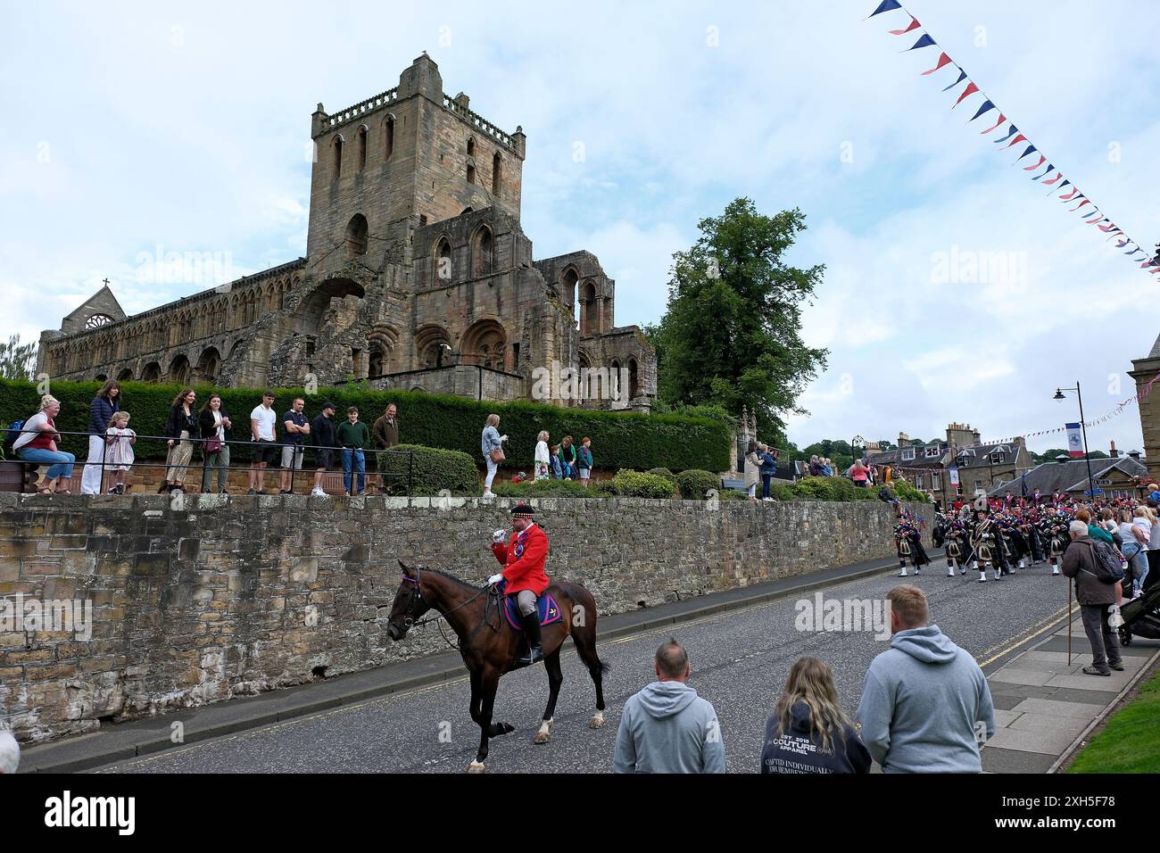 Jedburgh, UK. 12th July, 2024. Jethart Callant's Festival 2024, Friday ...