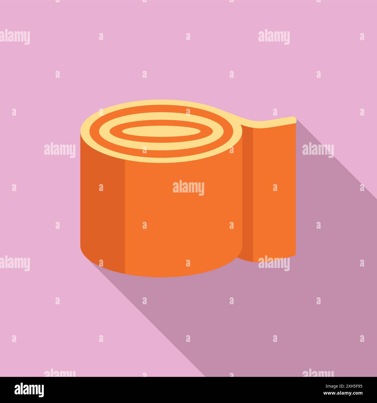 Elastic bandage roll, a symbol of wound care and medical treatment ...