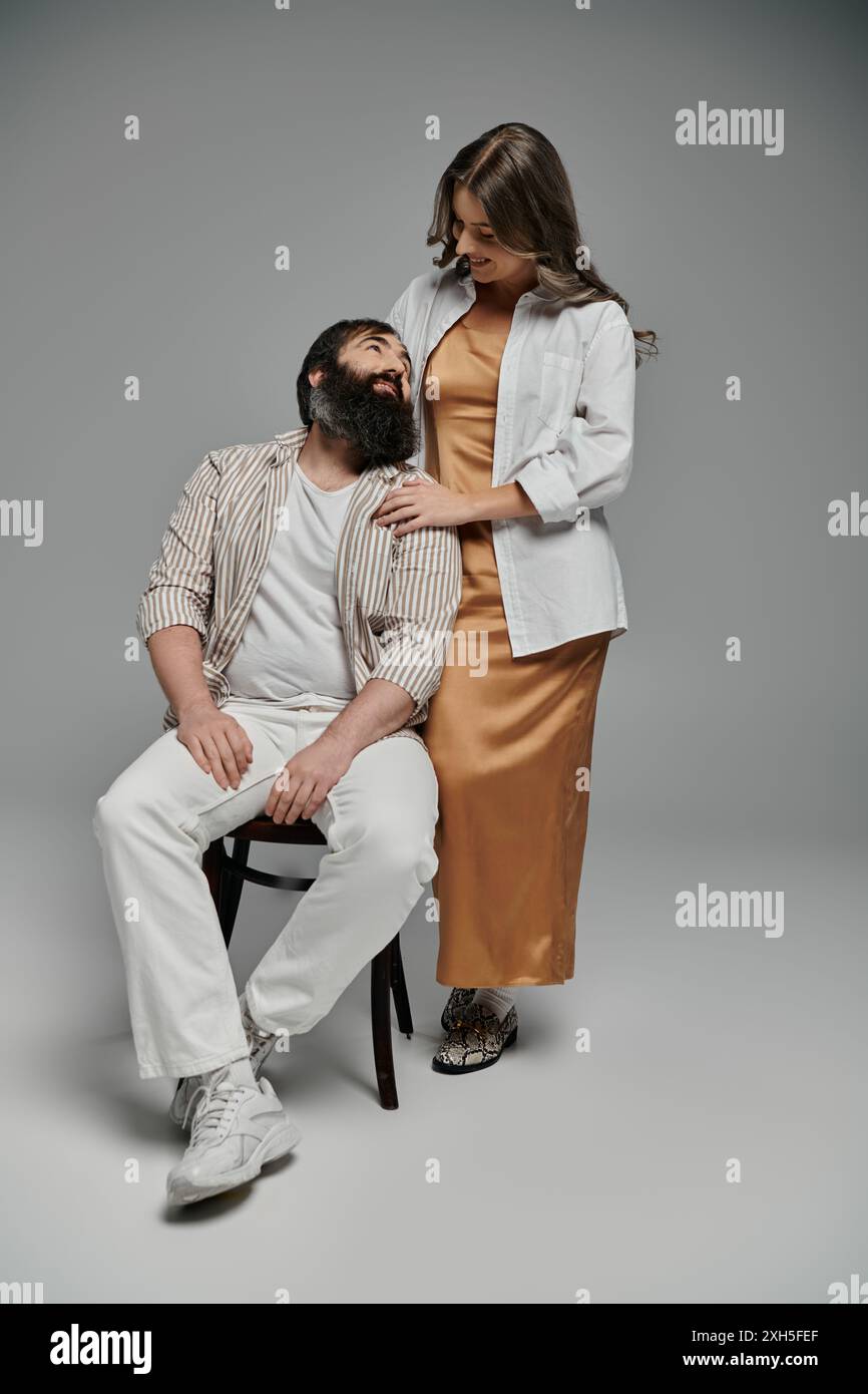 Couple Poses Casual Standing