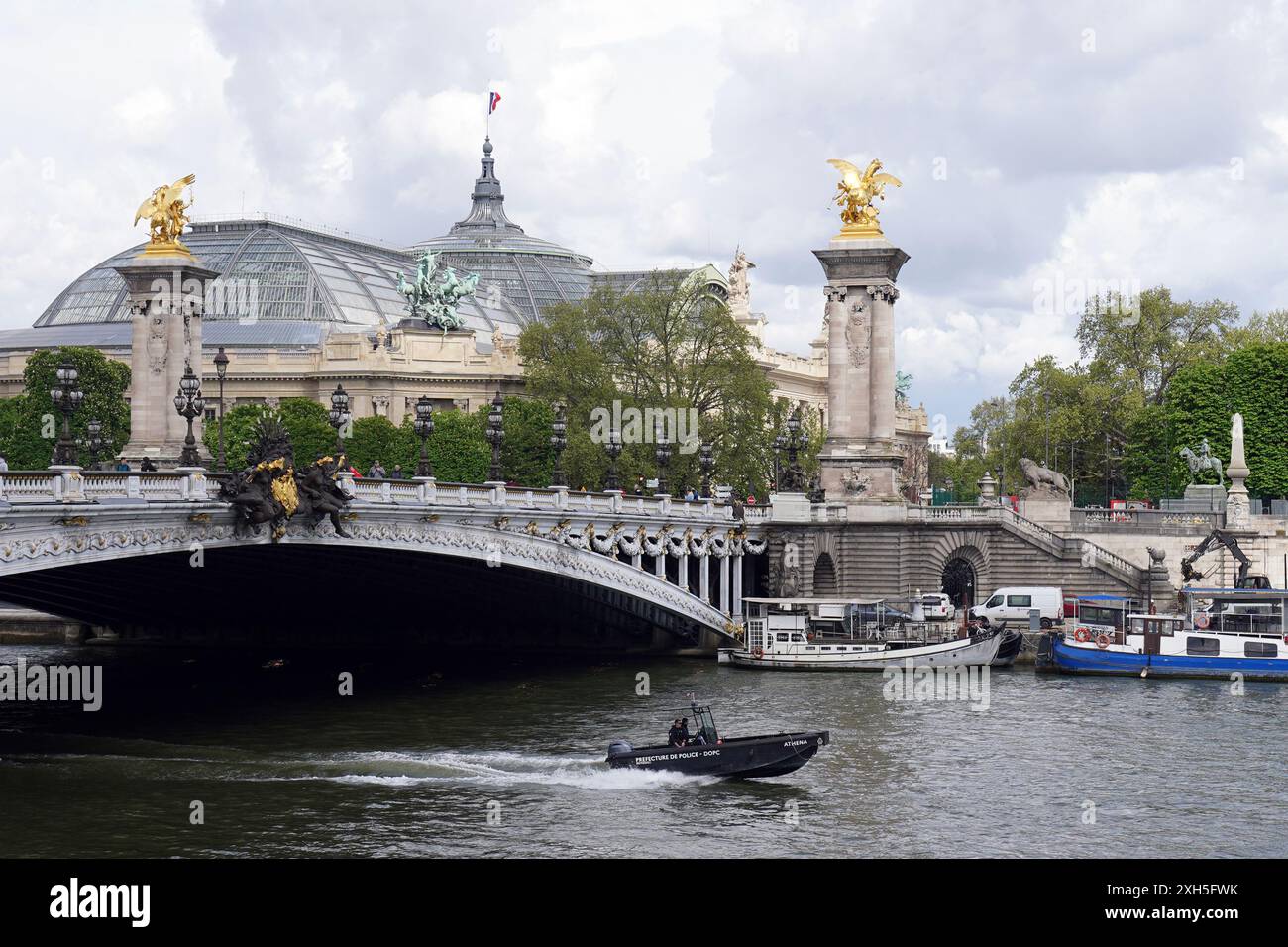 File photo dated 12/07/24 of the Pont Alexandre III bridge. Paris will ...