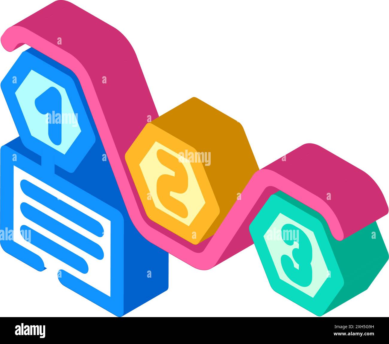 streamlining business process isometric icon vector illustration Stock Vector Image & Art - Alamy