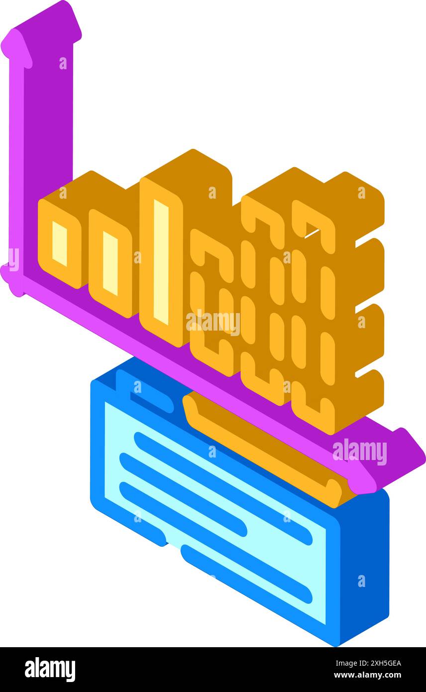 forecasting business process isometric icon vector illustration Stock Vector Image & Art - Alamy