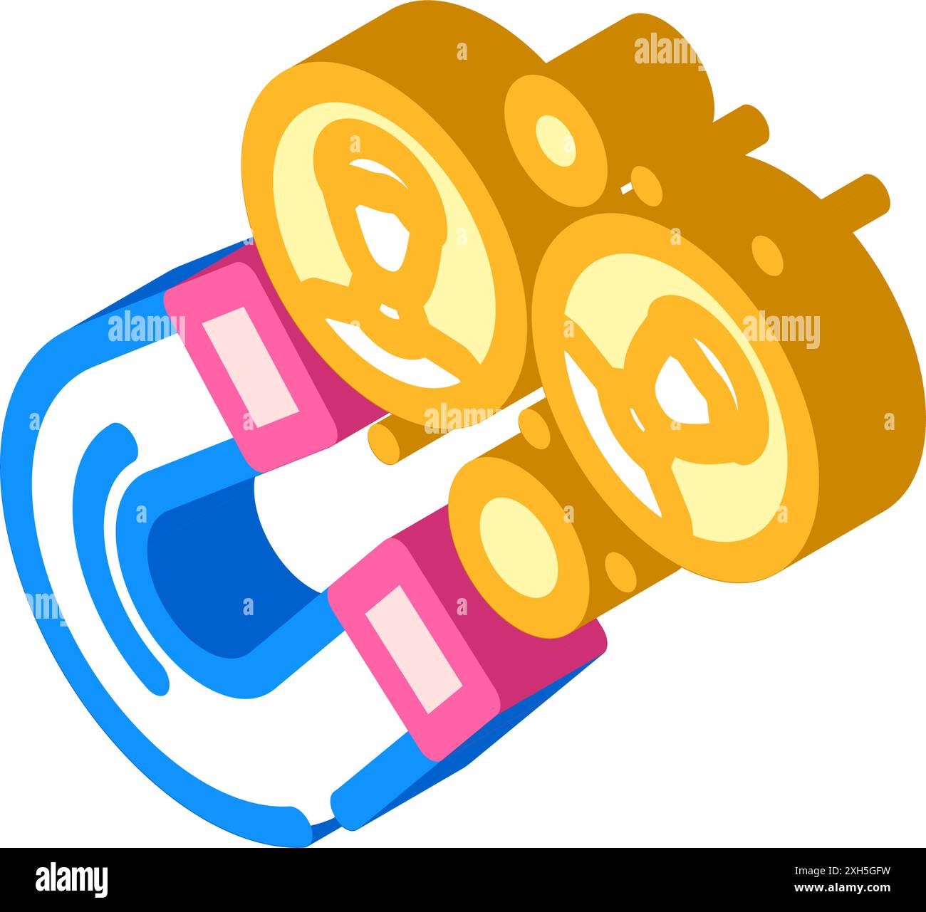 lead generation business process isometric icon vector illustration ...