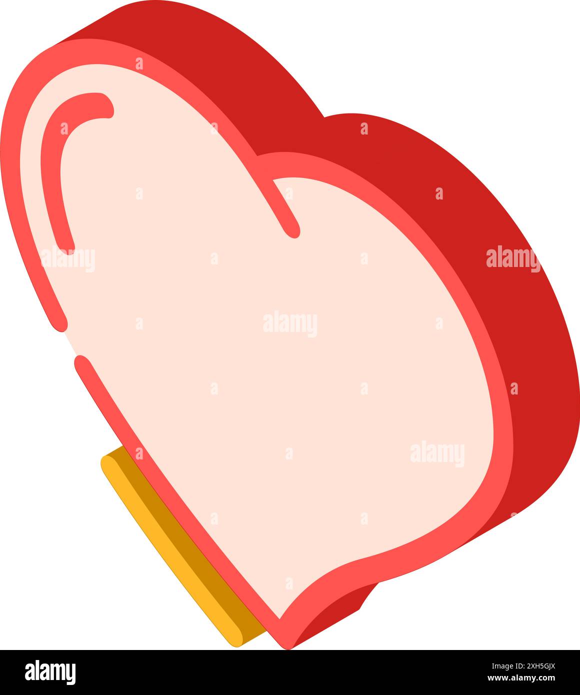 heart symbol love isometric icon vector illustration Stock Vector Image ...