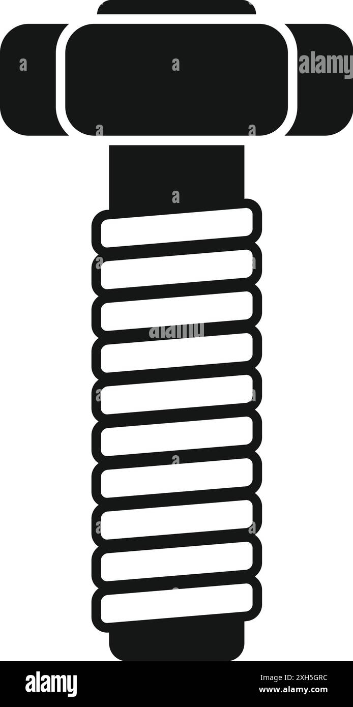 Hexagonal screw Black and White Stock Photos & Images - Alamy