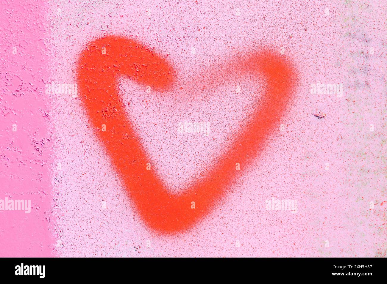Sprayed red heart hi-res stock photography and images - Alamy