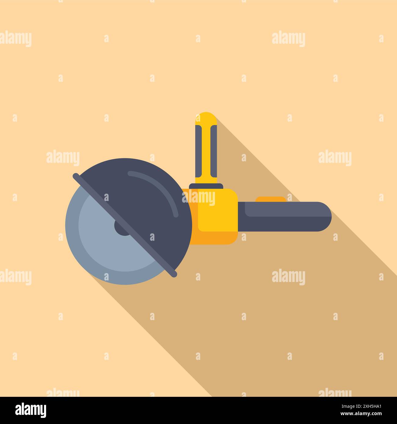 Angle grinder with rotating disc for cutting and grinding various ...