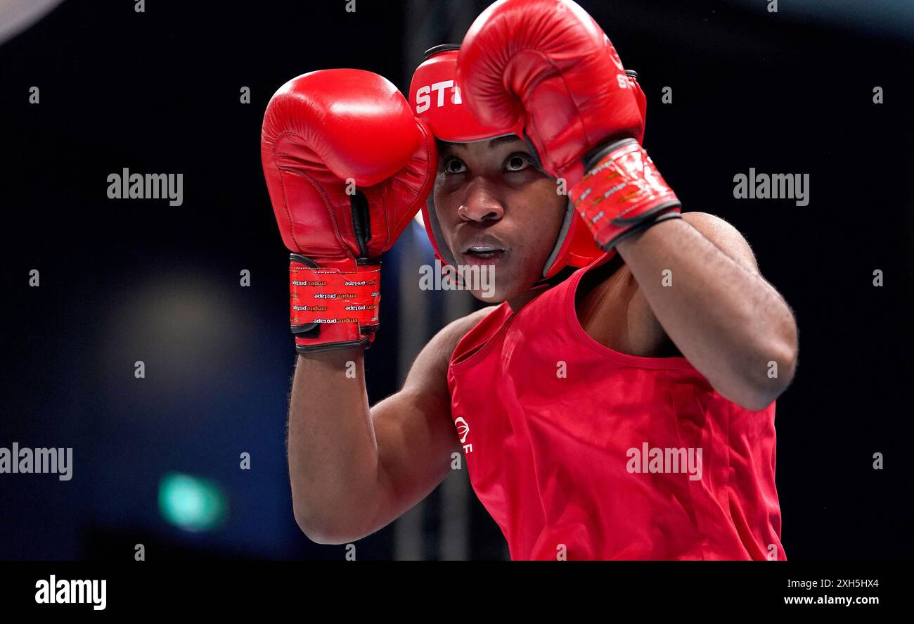 File photo dated 18-01-2024 of Cindy Ngamba. UK-based, Nike-signed ...