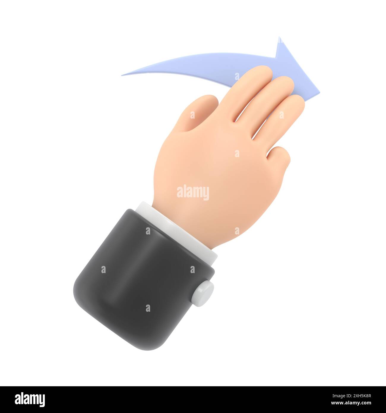 Cartoon Gesture Icon Mockup.Touchscreen gesture line icons.3D ...