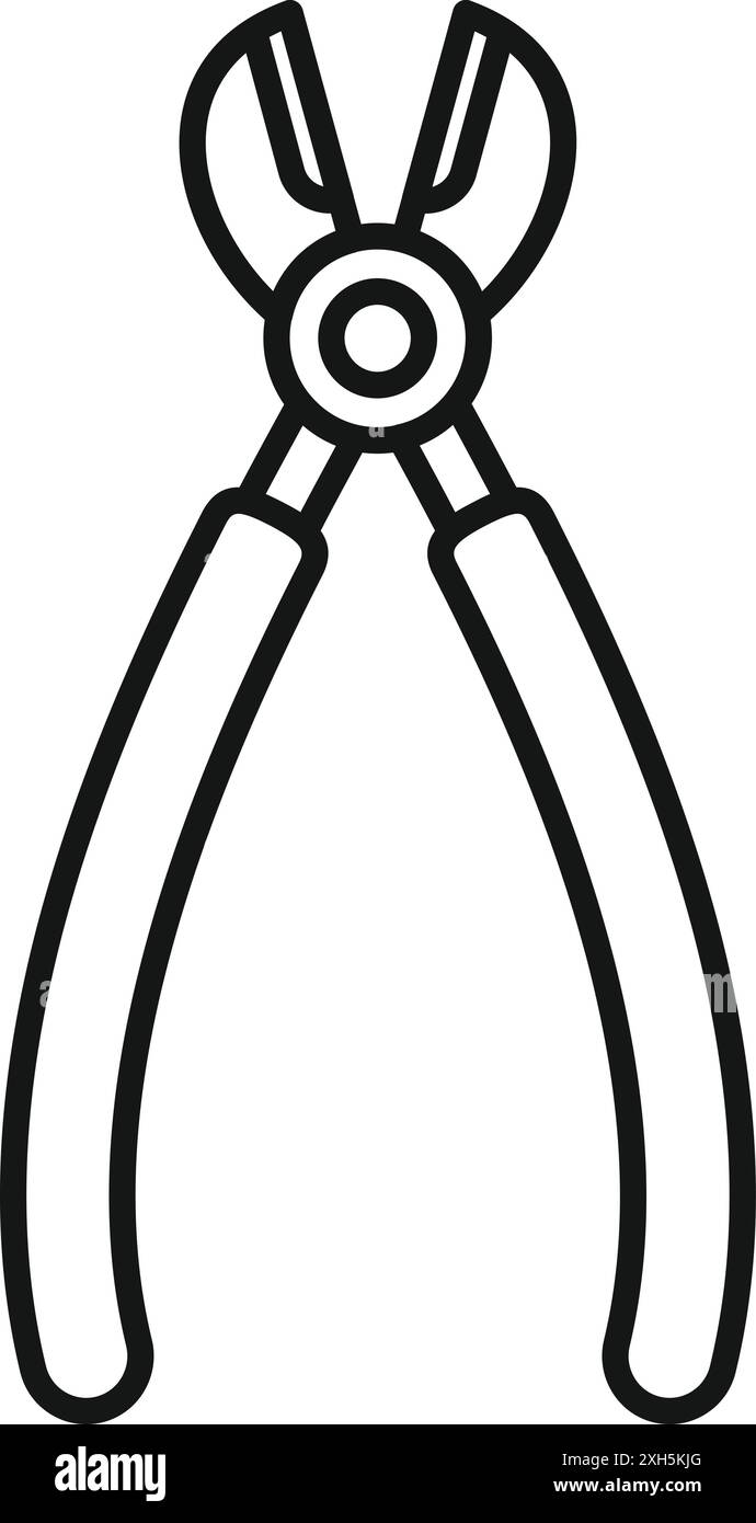 Pair of pliers Black and White Stock Photos & Images - Alamy