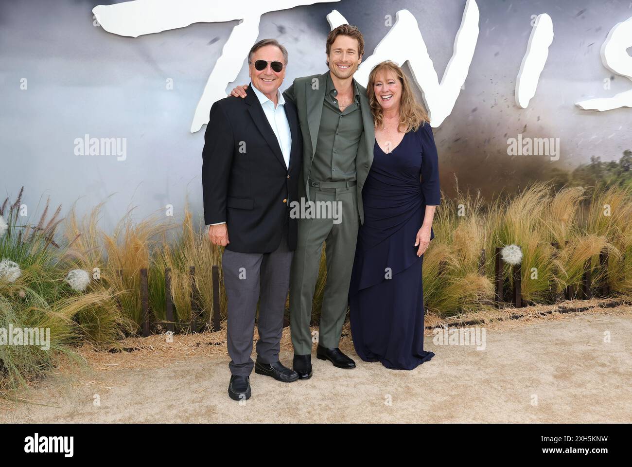 Los Angeles, Ca. 11th July, 2024. Glen Powell, Cyndy Powell, Glen ...