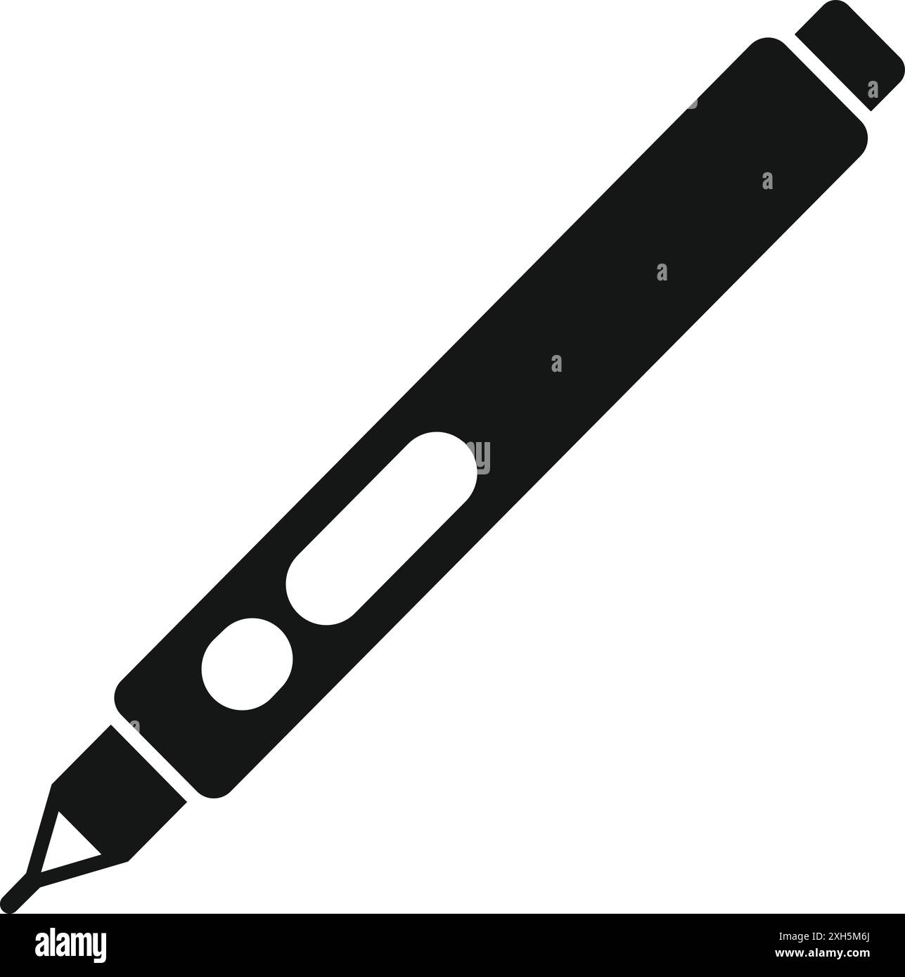 Digital pen for graphic tablet drawing icon in simple style isolated on ...