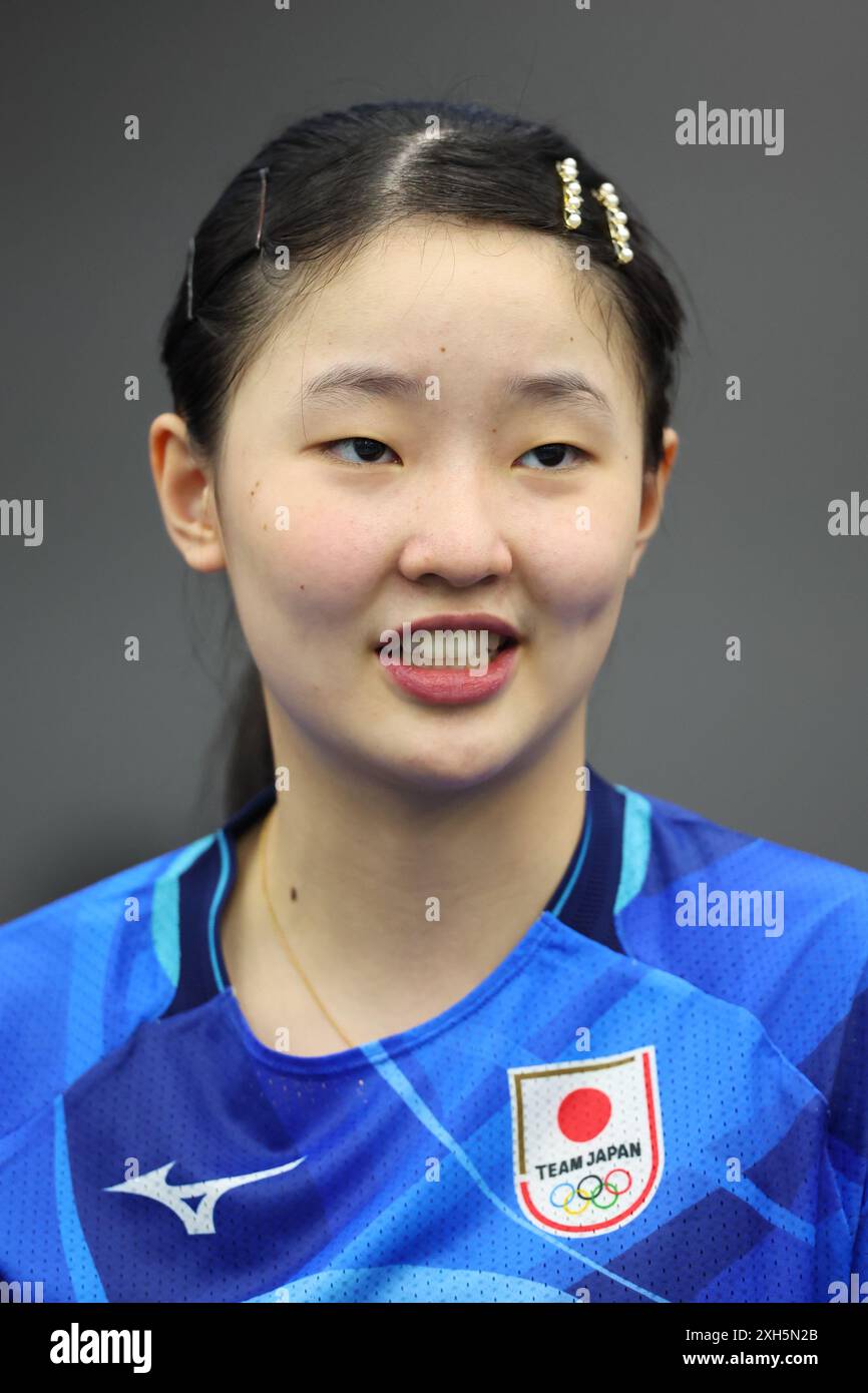 Tokyo, Japan. 12th July, 2024. Miwa Harimoto (JPN) Table Tennis : Japan ...