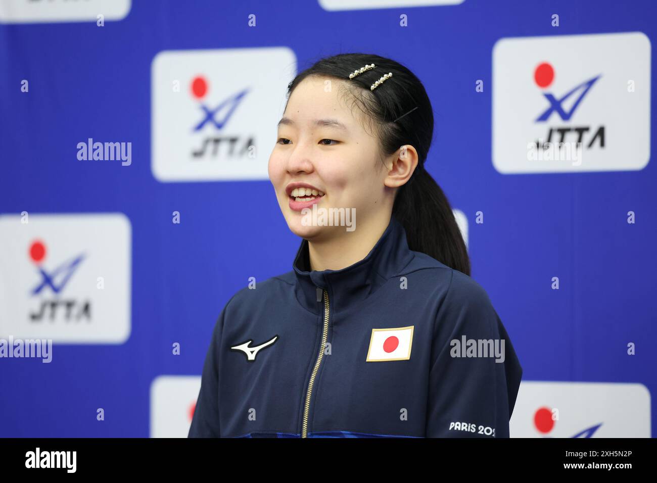 Tokyo, Japan. 12th July, 2024. Miwa Harimoto (JPN) Table Tennis : Japan ...