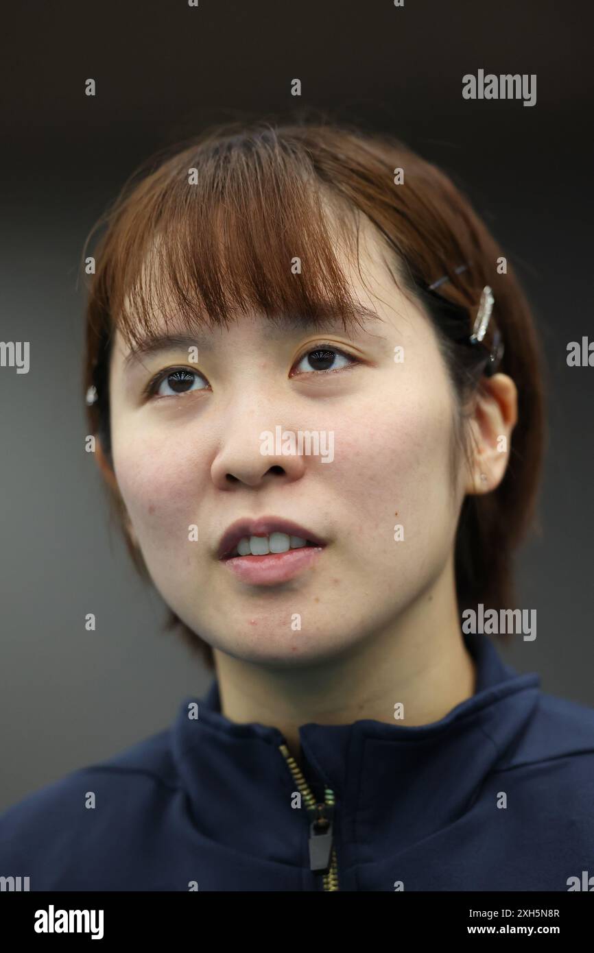 Tokyo, Japan. 12th July, 2024. Miu Hirano (JPN) Table Tennis : Japan ...