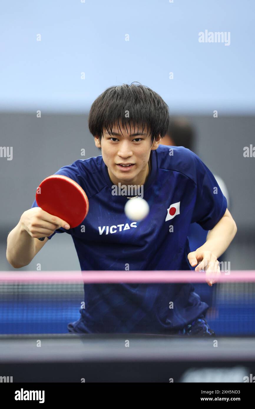 Tokyo, Japan. 12th July, 2024. Shunsuke Togami (JPN) Table Tennis ...