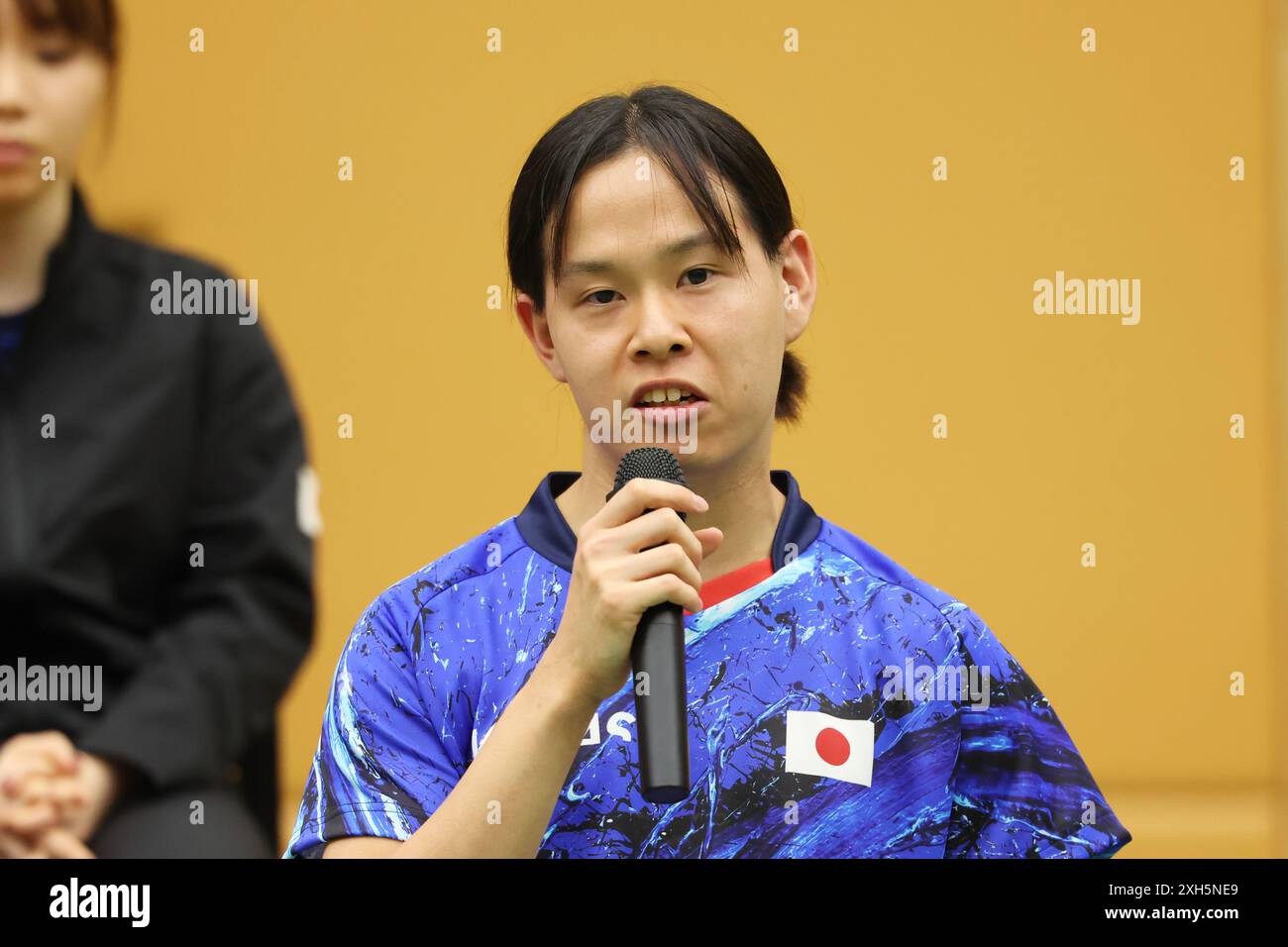 Tokyo, Japan. 12th July, 2024. Genki Saito (JPN) Table Tennis : Japan national team press ...